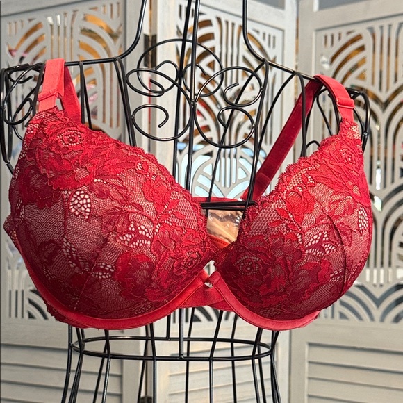 torrid | Intimates & Sleepwear | Torrid Elegant Red Lace Bra 4d | Poshmark